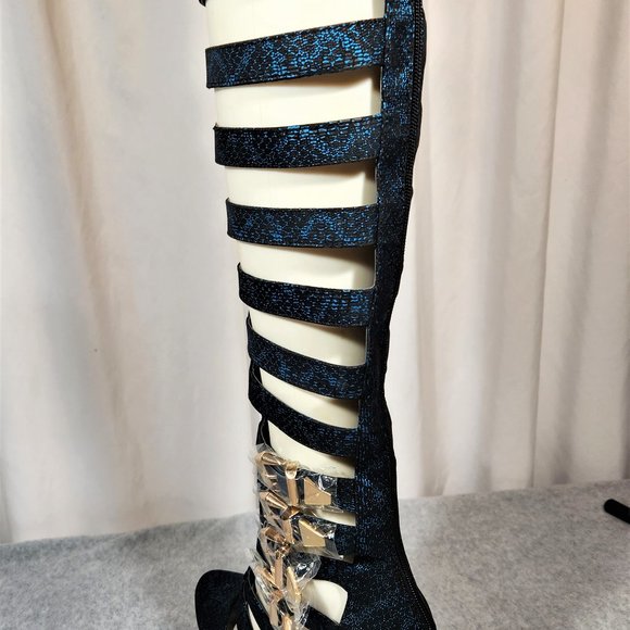 Privileged | Shoes | Privileged Revolt Electric Blue Gladiator 6 ...